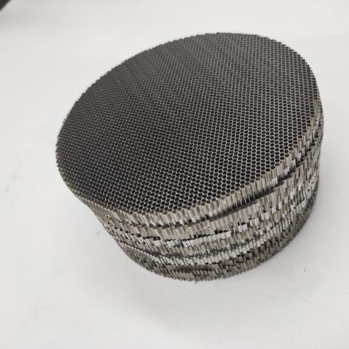 Round Stainless Steel Honeycomb Core 50x50mm 100x100mm Corrosion Resistant