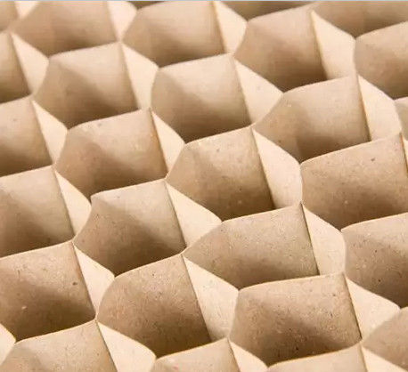 Brown Kraft Paper Honeycomb Core 20mm Cell Size OEM ODM